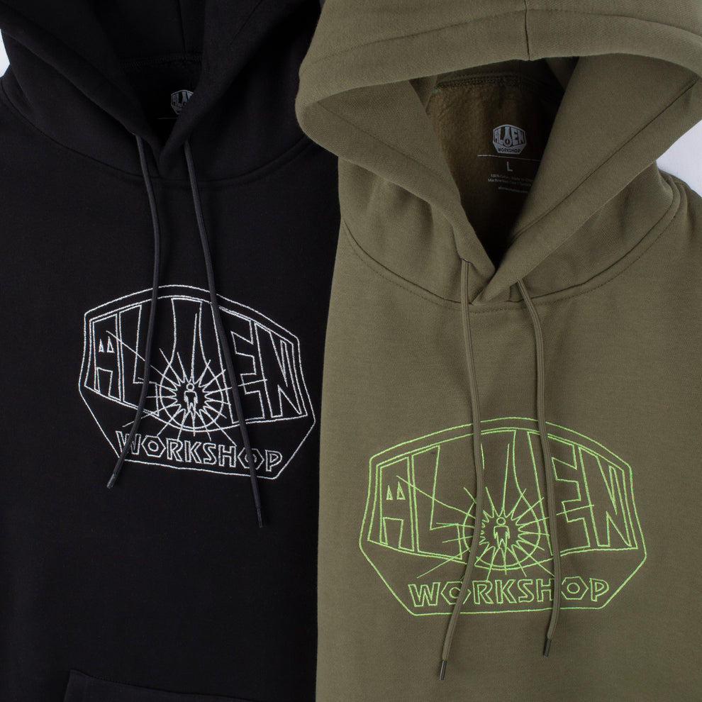 OG Logo Lines Hoodie Black – Alien Workshop | The Sovereign Sect